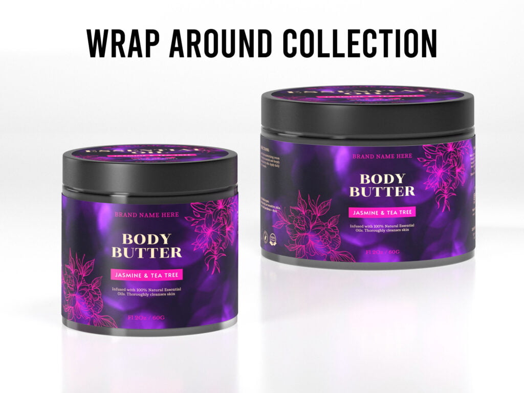 Amazing Radiant Purple Product Label Template - DIY Editable Cosmetic ...