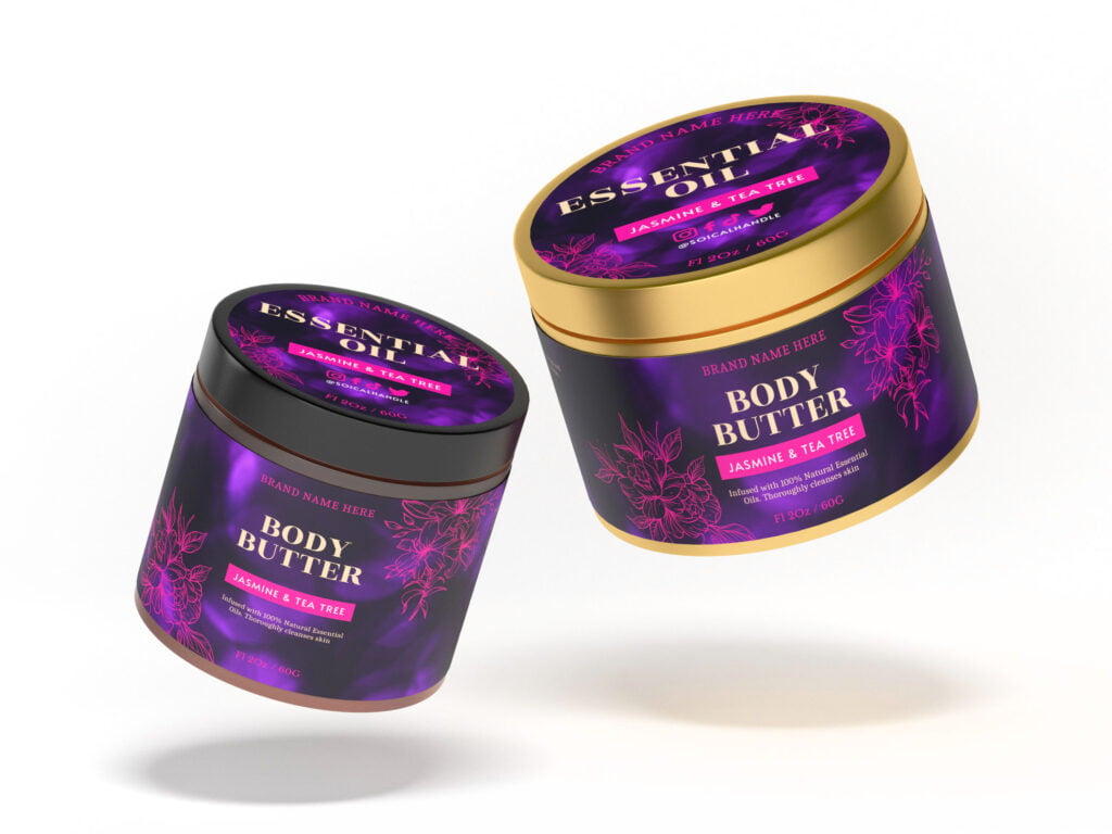 Amazing Radiant Purple Product Label Template - DIY Editable Cosmetic ...