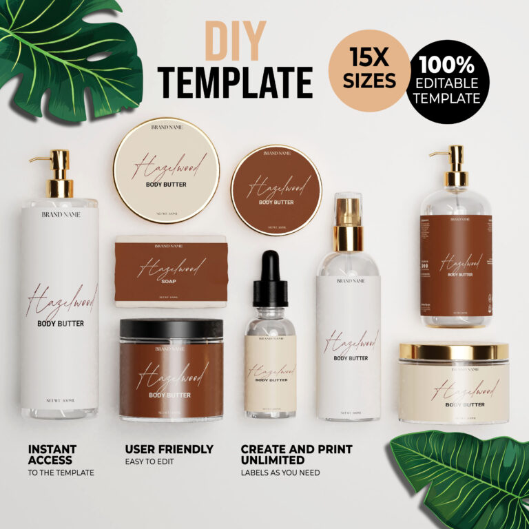 DIY Product Label Templates for Your Products | Easy to edit