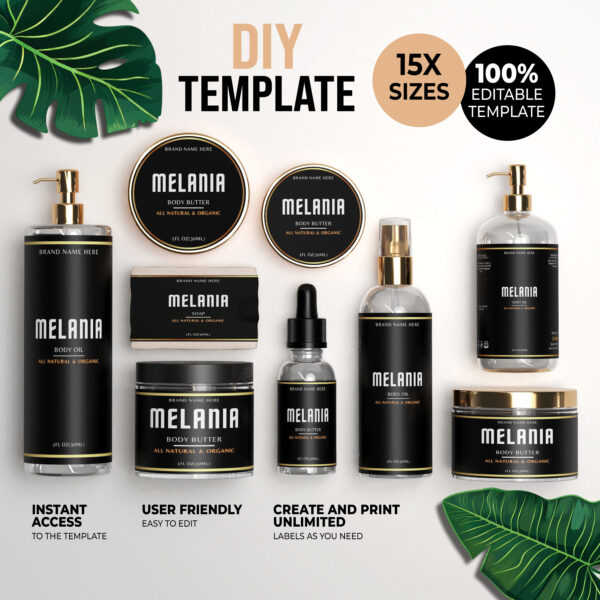 DIY Product Label Templates for Your Products | Easy to edit